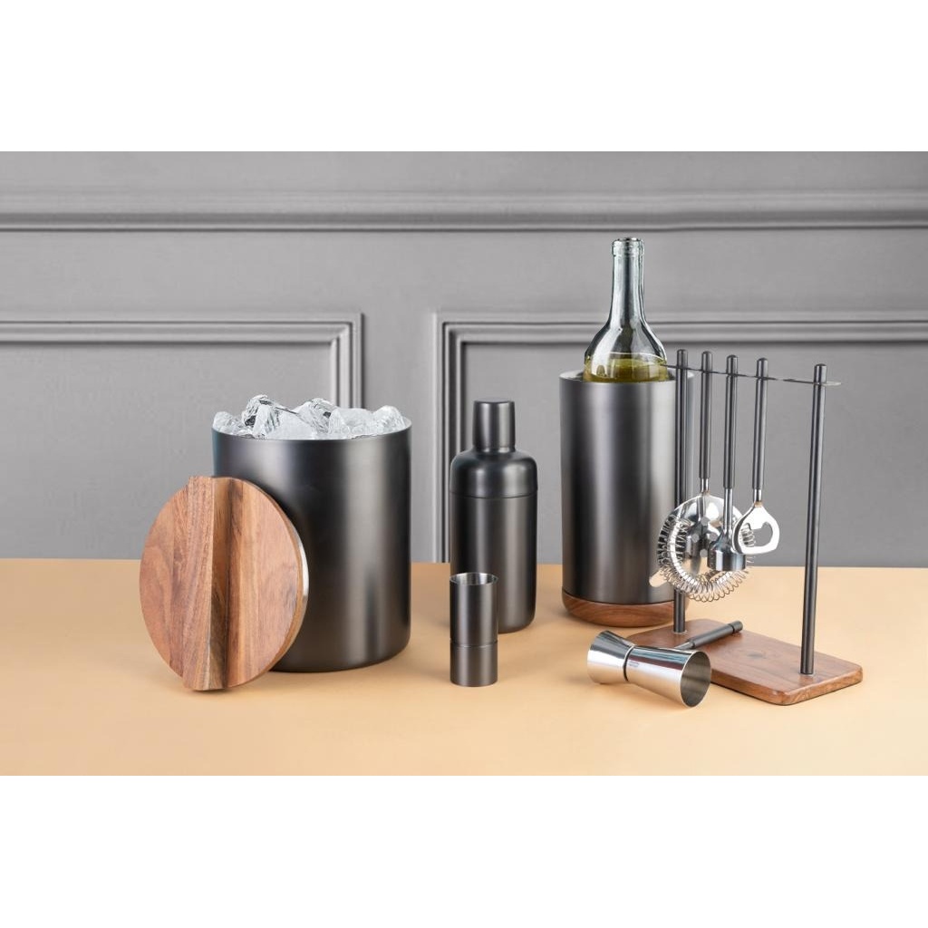Graphite Infused Bar Set - home bar accessories made of stainless steel ...
